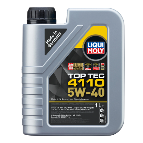 LIQUI MOLY TOP TEC 4110 FULLY SYNTHETIC 5W-40 ENGINE OIL - Cartek