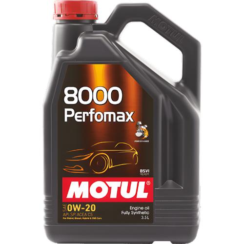 MOTUL 8000 PERFORMAX 0W-20 CAR ENGINE OIL - Cartek